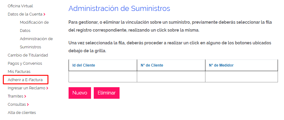 Factura Digital - Edesur